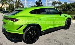 Buy used lamborghini urus green car in alice town in biminis - autobahamas